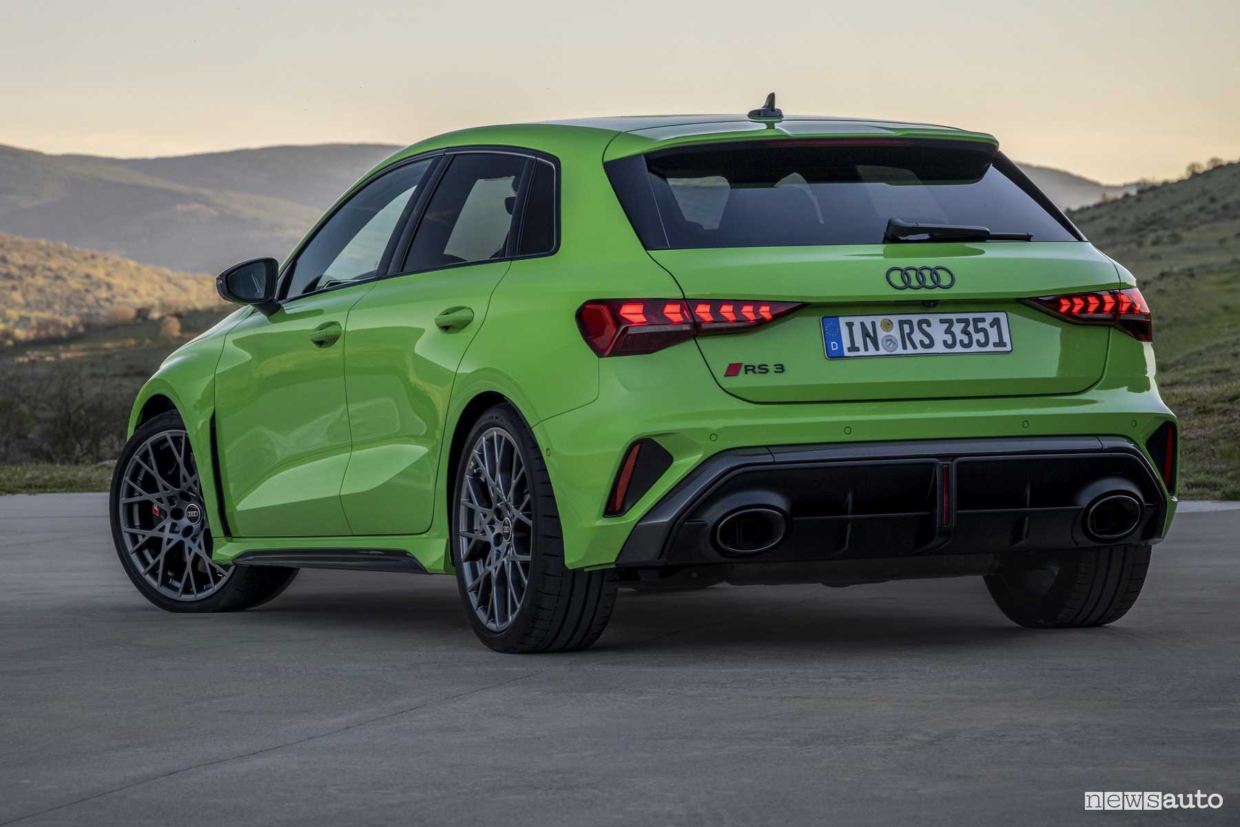 Nuova Audi RS3, caratteristiche, prestazioni e prezzo