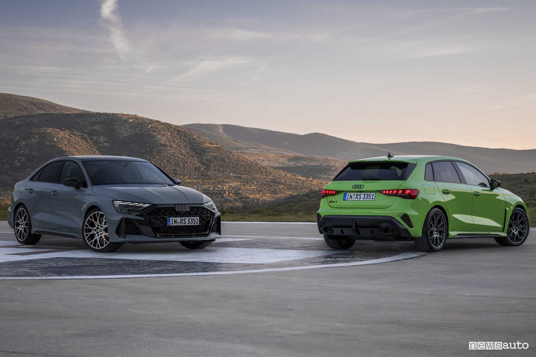 Nuova Audi RS3, caratteristiche, prestazioni e prezzo