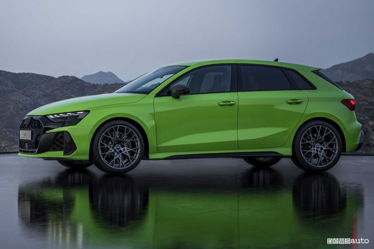 Nuova Audi RS3, caratteristiche, prestazioni e prezzo