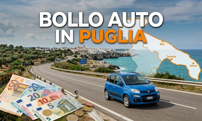Bollo auto non pagato in Puglia: mini-sanatoria e rottamazione